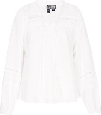 Dreimaster Dreimaster Bluse Frauen Wei&szlig;