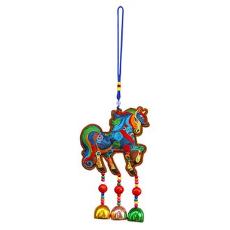 Generico Chinesisches Neujahrs- -Anh&auml;nger - tragbare Sammlerst&uuml;cke mit Glocke - Dekoration f&uuml;r das Neue Jahr des Mondes, f&uuml;r Taschen, Schaufenster, Zuhause, Sc