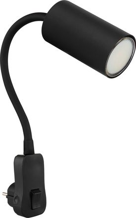 Globo Lighting Wandleuchte, Schwarz, Metall, Kunststoff, 32x43x5.5 cm, verstellbare Arme, Wippschalter, Lampen & Leuchten, Innenbeleuchtung, Wandleuchten, Wandlampen