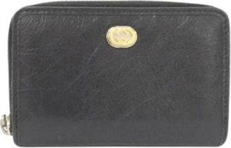 Gucci Pre-owned Cuir petite-maroquinerie - Femme - Pre-owned - Noir - Taille: ONE Size