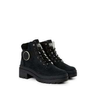 Palladium Bottines compens&eacute;es en cuir