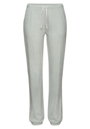 s.Oliver Pyjamahose dunkelgrün gestreift