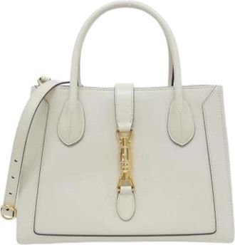 Gucci Sac &agrave; main vintage doccasion - Femme - Pre-owned - Blanc - Taille: ONE Size