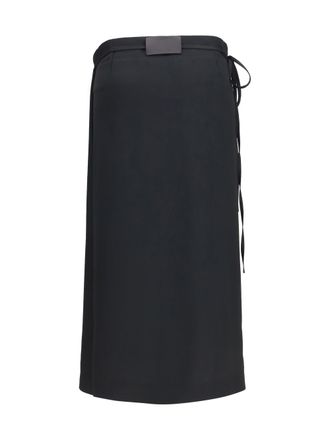 Calvin Klein Womens Hallie Skirt Black Viscose