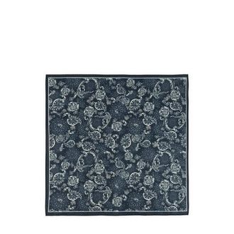 Saison 1865 Foulard carr&eacute; imprim&eacute; en coton