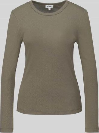 s.Oliver Red Label Longsleeve mit Rollsaum-Details
