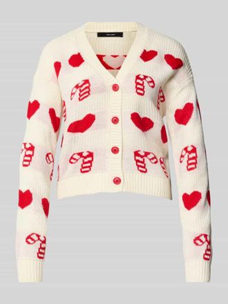Vero Moda Strickjacke mit Weihnachts-Motiv Modell CANDYHEARTS