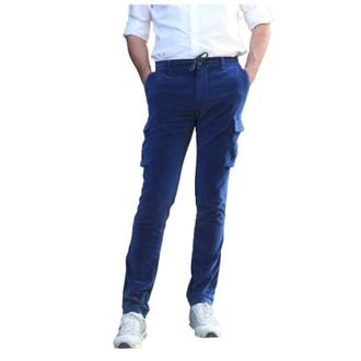 Mason's Cargo Samt Hose - - Trousers - Herren - Blau - L
