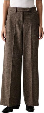 Marc O'Polo Pantalon large - Femme - Pantalons - Brun - Taille: 38 FR