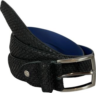 Van Bommel Gürtel - Wildleder Gürtel - Gr. 95 - in Schwarz - für Damen