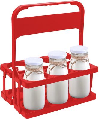 Generic Weinflaschenhalter - Getr&auml;nkehalter, zusammenklappbarer St&auml;nder f&uuml;r die Aufbewahrung von Bierflaschen, Getr&auml;nkeflaschen, Organizer f&uuml;r Milchflaschen, 