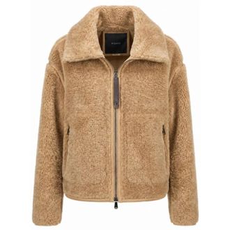 Pinko Faux Fur Bomberjacke - - Jackets - Damen - Beige - XS