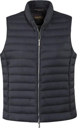 Moorer Femme, Vestes, Bleu, Taille: 42 FR Oprah Short Down Vest