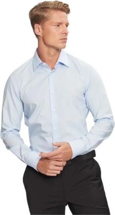 HUGO BOSS Homme, Chemises, Bleu, Taille: S Hank Kent Shirt