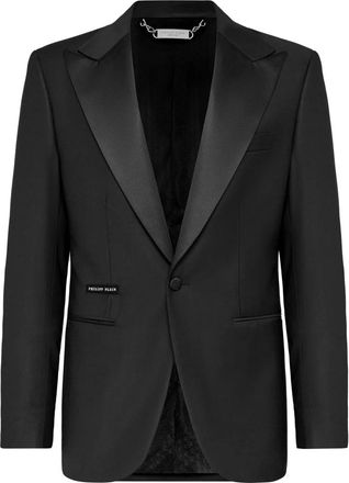 Philipp Plein Slim Fit Iconic Blazer - - Jackets - Herren - Schwarzk - L