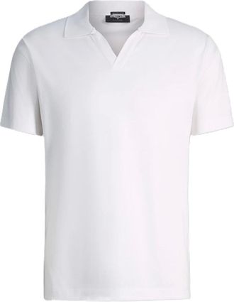 Strellson Homme, Tops, Blanc, Taille: M Polo &agrave; col en V