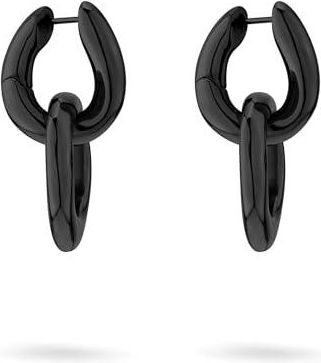 Liebeskind Liebeskind Boucles doreilles créoles Berlin en acier inoxydable, 3,0 cm, Acier inoxydable, Pas de gemme