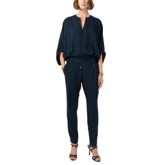 Barbara Bui Fluid Crepe Jumpsuit - - Jumpsuits & Playsuits - Damen - Blau - S