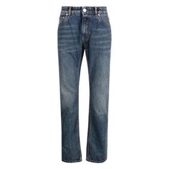 Etro Blaue Elegante Gerades Jeans - - Jeans - Herren - Blau - W32