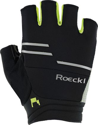 Roeckl Iguna Fahrrad Handschuhe kurz schwarz/gelb 2024: Größe: 8.5