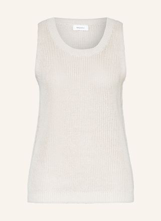 Darling Harbour Darling Harbour Stricktop Aus Leinen beige