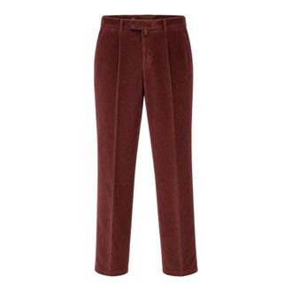 BRIGLIA 1949 Pantalon en velours mille raies - Homme - Pantalons - Rouge - Taille: L