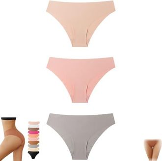 Generic Sous-v&ecirc;tements sans bout de chameau pour femme, r&eacute;sistant &agrave; la transpiration, respirant, confortable, sans couture, sous-v&ecirc;tements invisibles en soie 