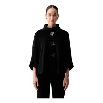 Joseph Ribkoff Klassische Trapezjacke - - Jackets - Damen - Schwarzk - 4XL