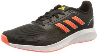 adidas Adidas Damen Run Falcon 2.0 Laufschuhe, Core Black Solar Red Solar Gold, 43 1/3 EU