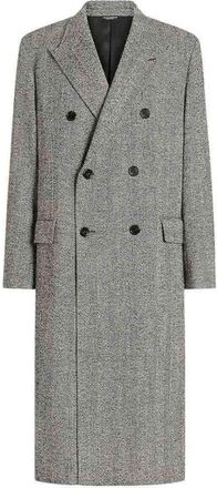Dolce & Gabbana Knielanger Mantel - Grau