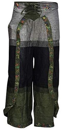 Shopoholic Fashion Femme Multicolore Hippie Enveloppe Pantalon Hippie Pantalon, 7