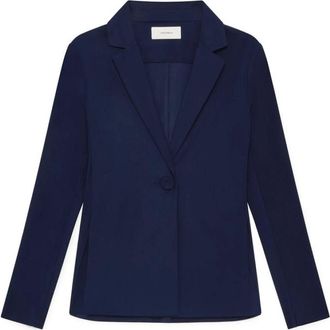 Maliparmi Maliparmi, Femme, Vestes, Bleu, Taille: 40 FR Veste en jersey doux