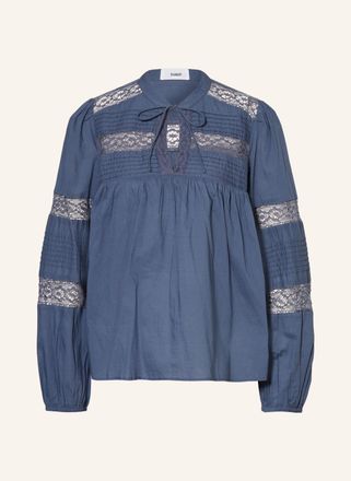 BA&SH Ba&Sh Blusenshirt Nami Mit Spitze blau