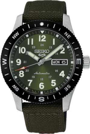 Seiko 5 Sports Field series 41mm, Nylonband, Automatik, Gr&uuml;n Herrenuhr HDB008K1
