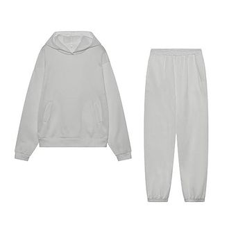 Generic Ensemble de v&ecirc;tements de d&eacute;tente pour femme - Imprim&eacute; de No&euml;l mignon - Ensemble ample &agrave; manches longues - Ensemble deux pi&egrave;ces pour femme - Ensemble d