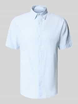 Jack & Jones Regular Fit Freizeithemd aus Baumwoll-Leinen-Mix