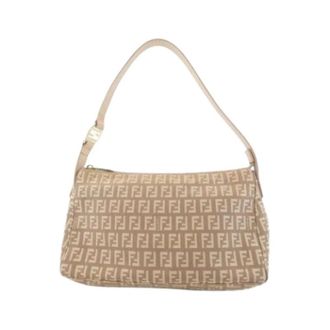 Fendi Pre-owned Vintage Canvas Shoulder Bag - - Pre-owned - Damen - Beige - ONE SIZE