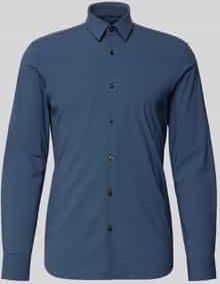 HUGO BOSS Slim Fit Businesshemd aus atmungsaktivem Material Modell HANK