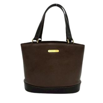 Burberry Sac cabas en cuir doccasion - Femme - Pre-owned - Brun - Taille: ONE Size