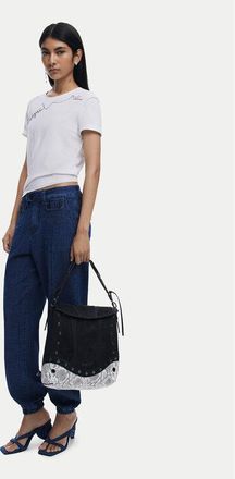 Desigual Rucksack 25WAKP11 Schwarz