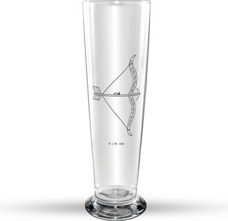 Mr. & Mrs. Panda Bierglas Sternzeichen Sch&uuml;tze - Geschenk, Geburtstag Dezember, 2 L, Sch&uuml;tzenfest, Gro&szlig;, Stielglas, Bierkrug, 3, November, Bier Glas