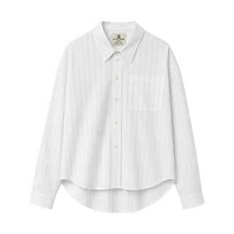 Denimist Bailey Cropped Shirt - - Blouses & Shirts - Damen - Blau - S