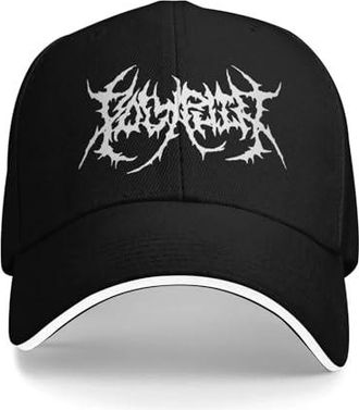 Generic Casquette Homme, Rock Band Accessoires Logo Casquette de Baseball Unisex Casquette de Papa Casquette Vintage dext&eacute;rieur Cadeau Snapback Ajustable