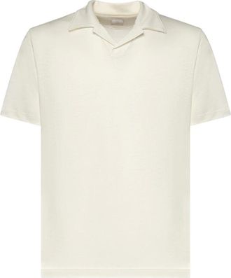 Eleventy Homme, Tops, Blanc, Taille: L Polo Chemises