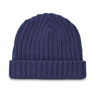 Warm-Me Kaschmir-M&uuml;tze - - Accessories - Herren - Blau - ONE SIZE