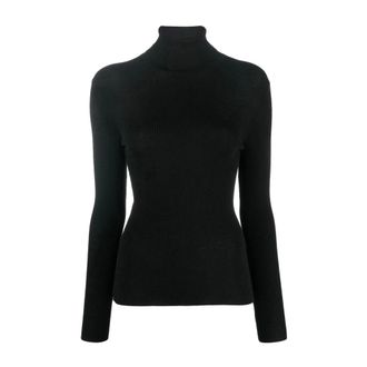 P.A.R.O.S.H. P.a.r.o.s.h., Femme, Pulls, Noir, Taille: 44 FR Pull à Col Montant