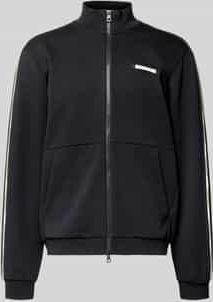 Emporio Armani Sweatjacke mit Stehkragen und Zweiwege-Rei&szlig;verschluss