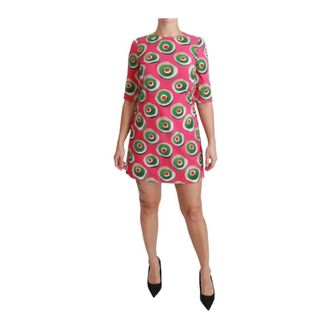 Dolce & Gabbana Sicily Cupcake Print Shift Kleid - - Dresses - Damen - Mehrfarbig - S