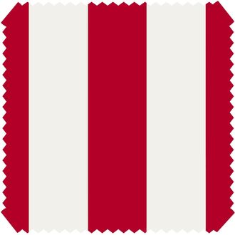 Novely Oxford Sunrise 420D - Extrem Reißfester und Dichter Outdoor-Stoff - Wasserdichter Möbelstoff - Pflegeleichte Meterware 1lfm | Farbe: W-23 Weiß-Rot