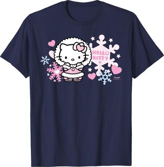 Hello Kitty Charmmy Love Hearts Klassischer Winter-Valentinstag T-Shirt